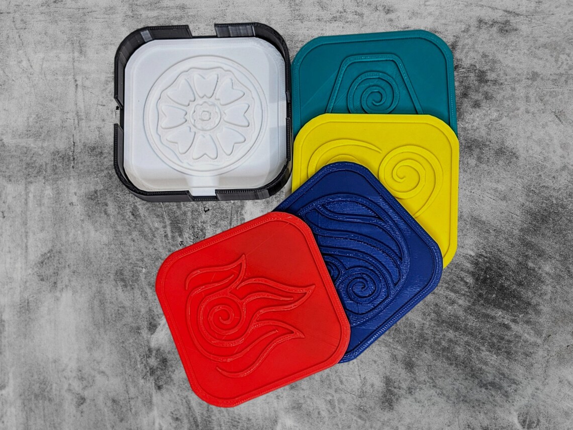 Avatar the Last Airbender Coaster Set, Drinkware Coasters, Nickelodeon ...