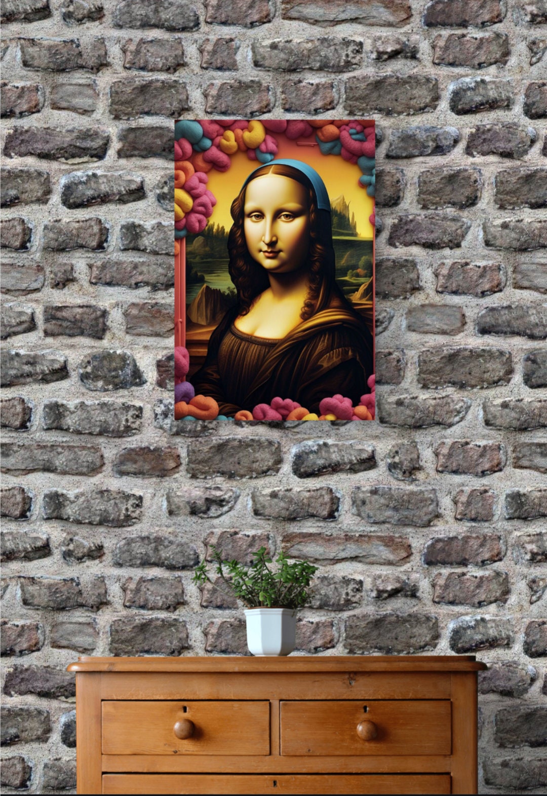 Mona Lisa,intriguing Facial Expression,creative Mona Lisa Composition ...