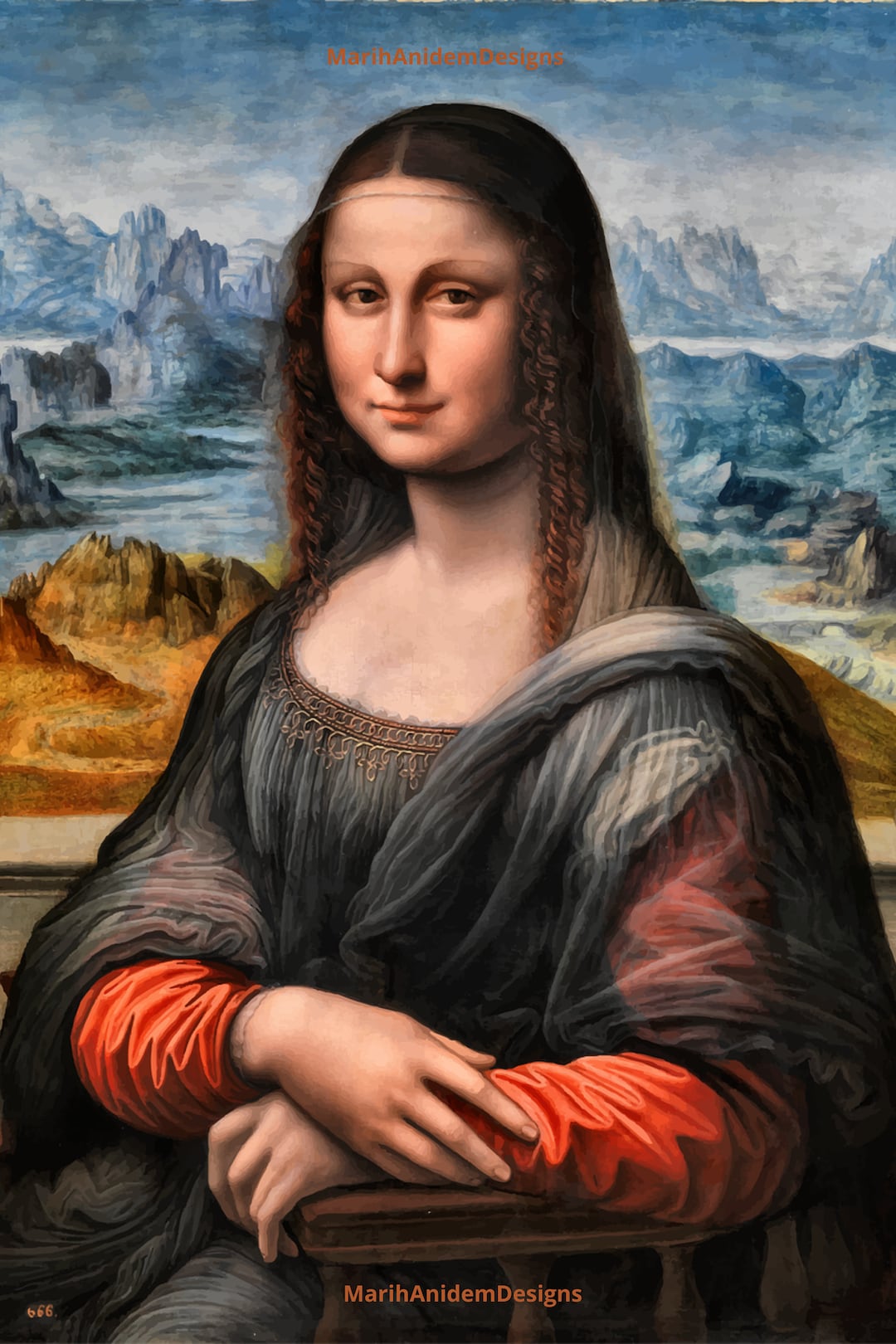 Mona Lisa's Hair, by Leonardo Da Vinci, Mona Lisa's Smile,the Mona Lisa ...