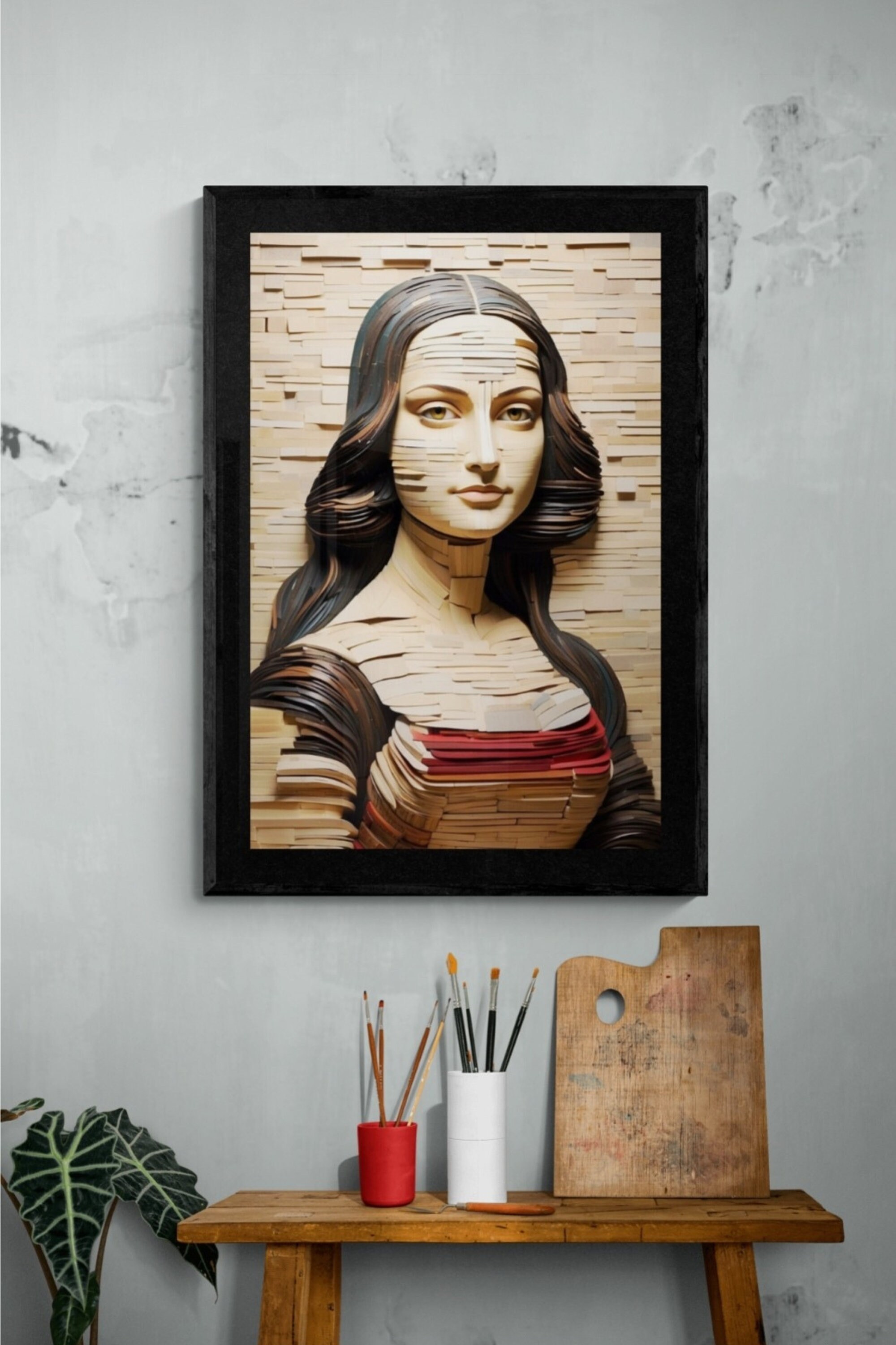 Originality of Mona Lisa,bold Mona Lisa Colors,italian Renaissance ...
