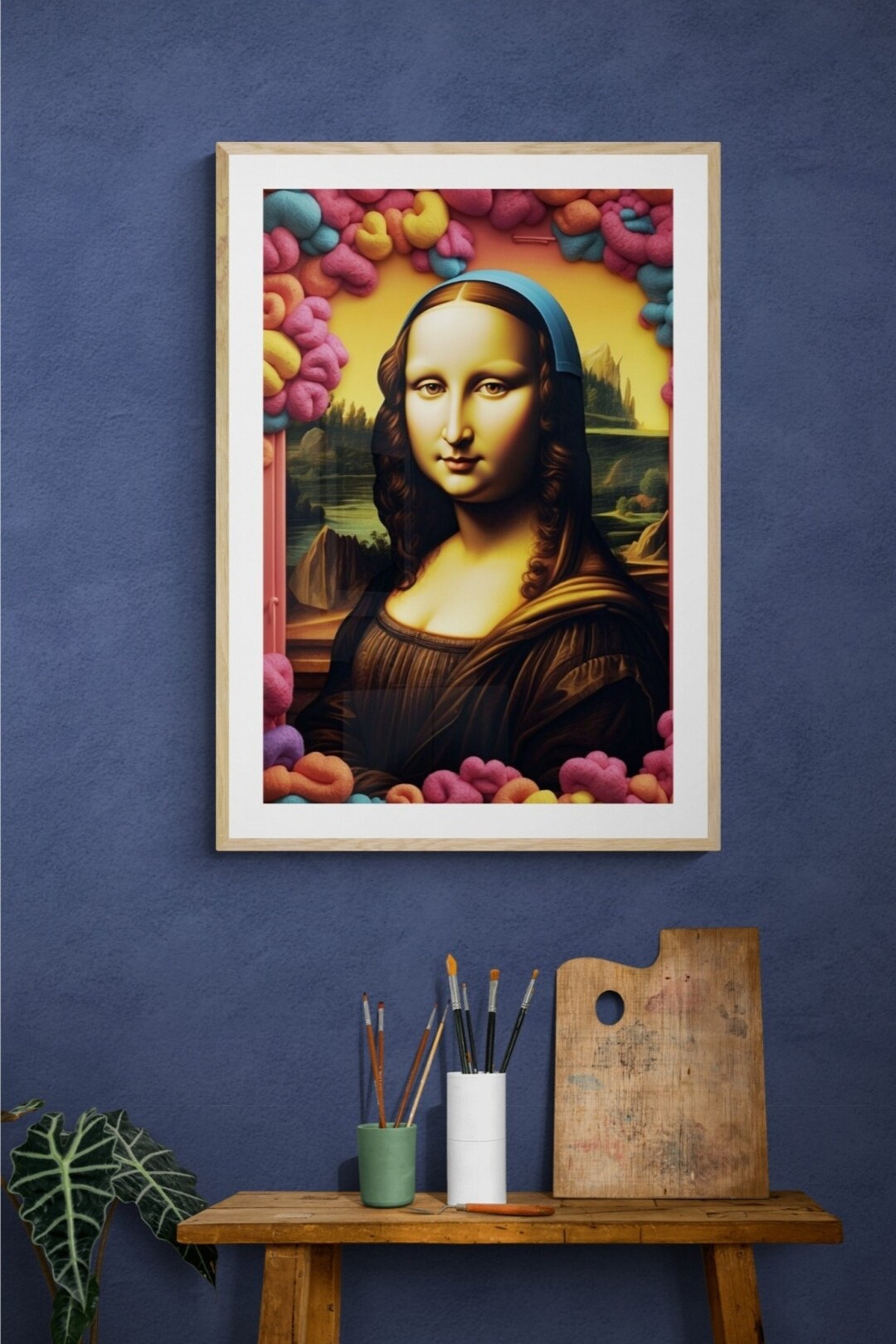 Mona Lisa,intriguing Facial Expression,creative Mona Lisa Composition ...