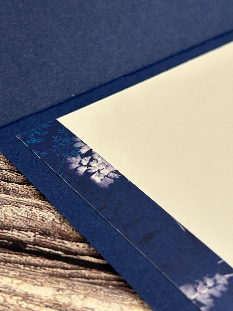 Thank You Card Handmade Stampin up Card Blank Inside Card Natures Print ...