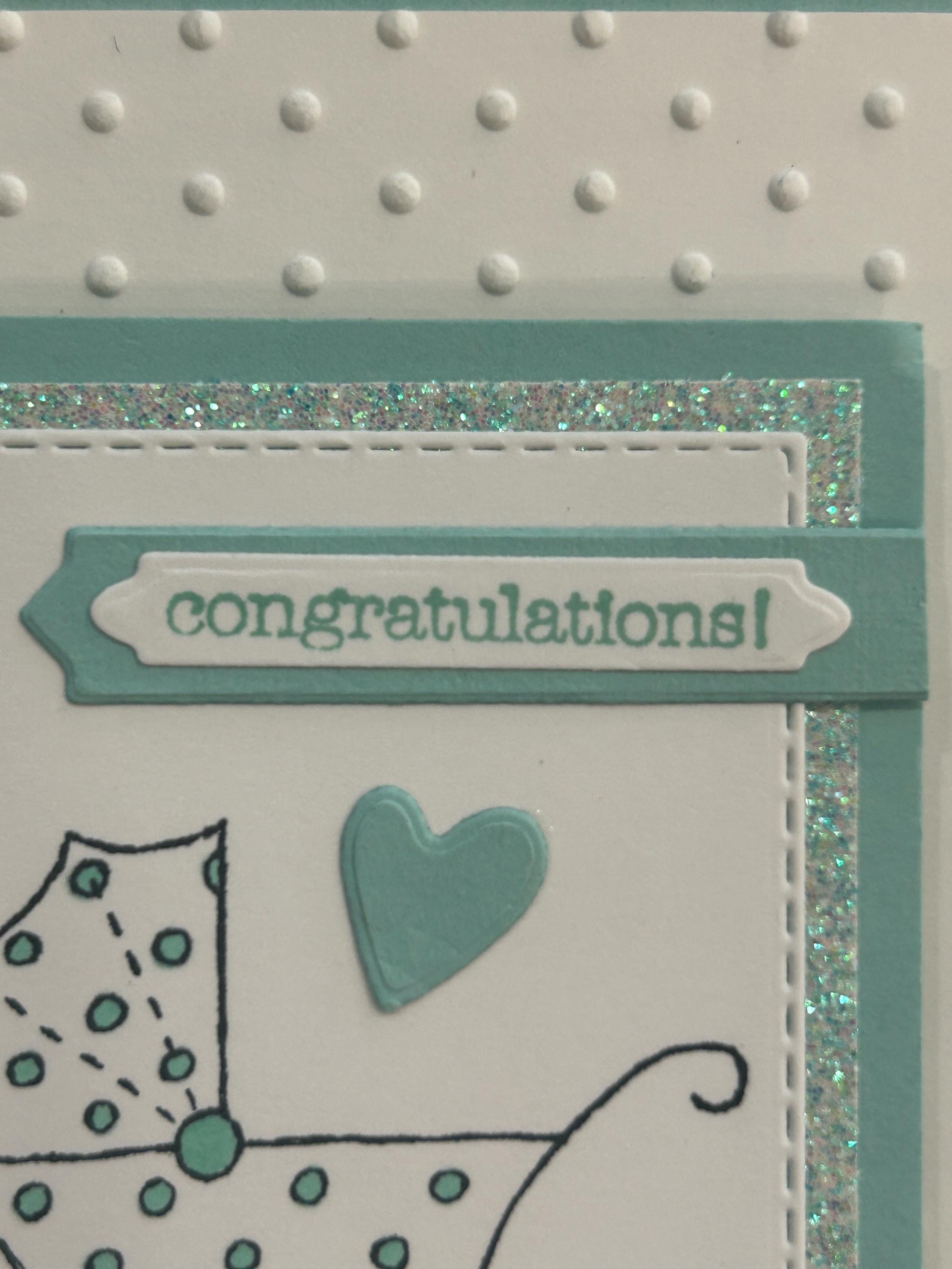 Personalized Baby Boy Card, Custom Baby Name & Birth Date, Handmade New ...