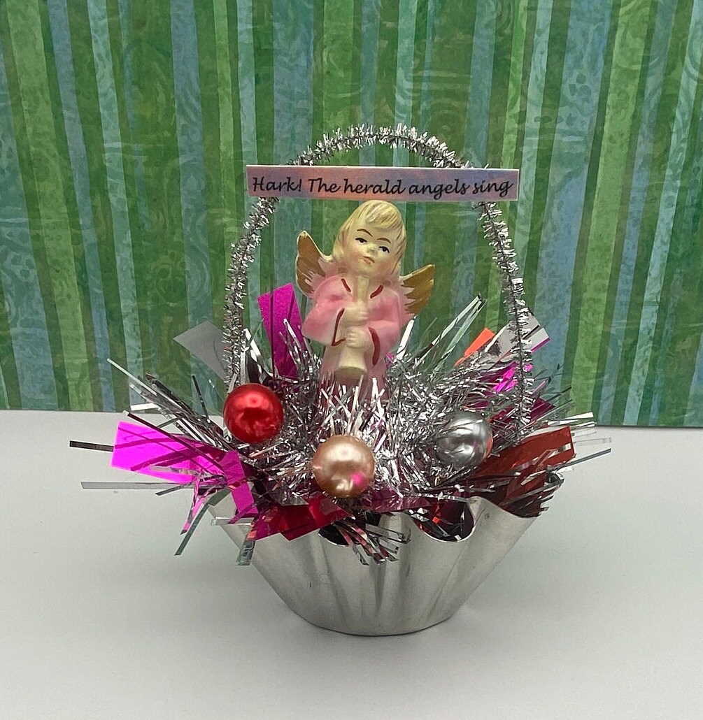 Christmas Angel Tart Tin for Tiered Tray-tabletop-shelf/christmas Angel ...