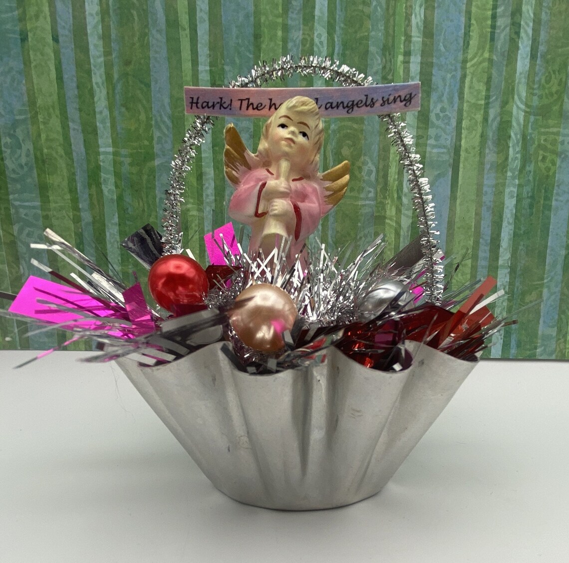 Christmas Angel Tart Tin for Tiered Tray-tabletop-shelf/christmas Angel ...