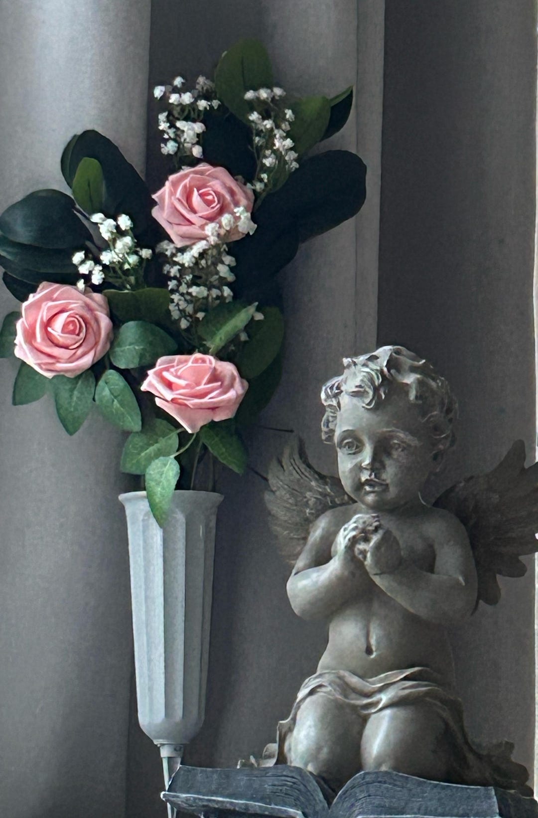 Customizable Blooming Love Cemetery Vase Arrangement (available in Sets ...