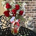 Personalized Floral Initial Rose Arrangement - Etsy