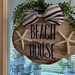Wooden Beach House Sign - Etsy