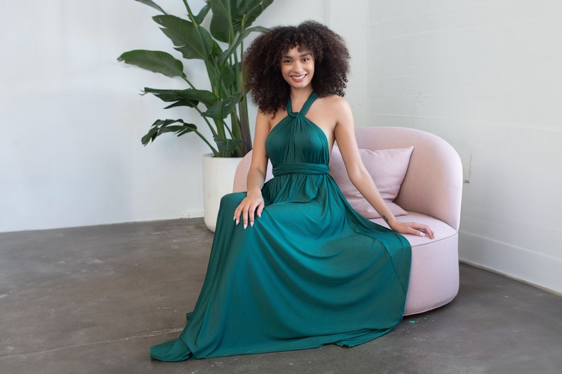 Bridesmaid Dress, Soft Lavender Dress, Bridal Party Convertible Dress ...