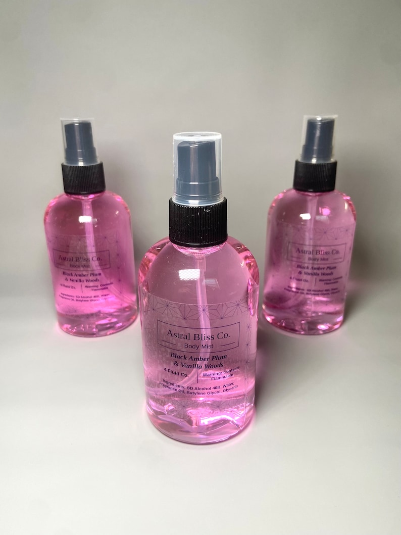 4oz - Luxury Body Mist - Etsy
