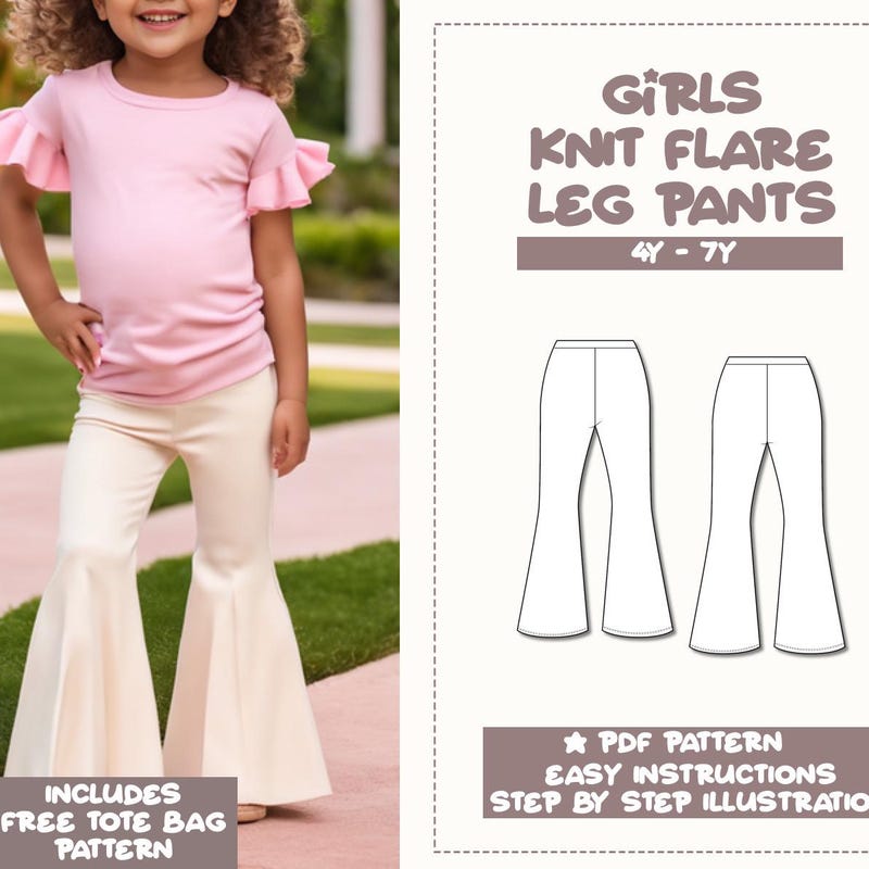 Girls Pants Pattern - Etsy