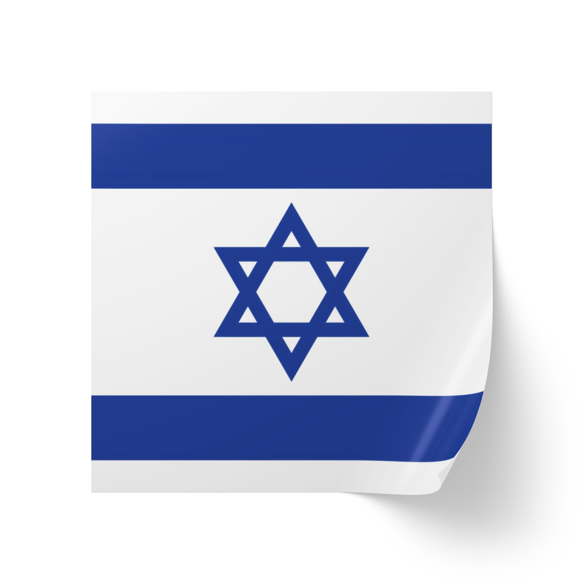 Flag of Israel Stickers | Israel Stickers Label Roll | 50 100 or 250 ...