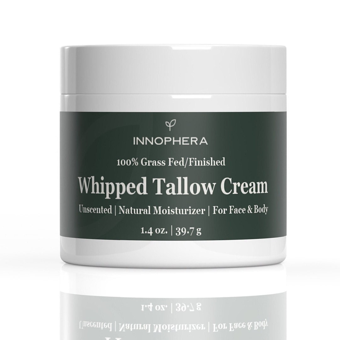 Whipped Beef Tallow Cream For Skin Care ‒ Grass Fed Finished ‒ 100