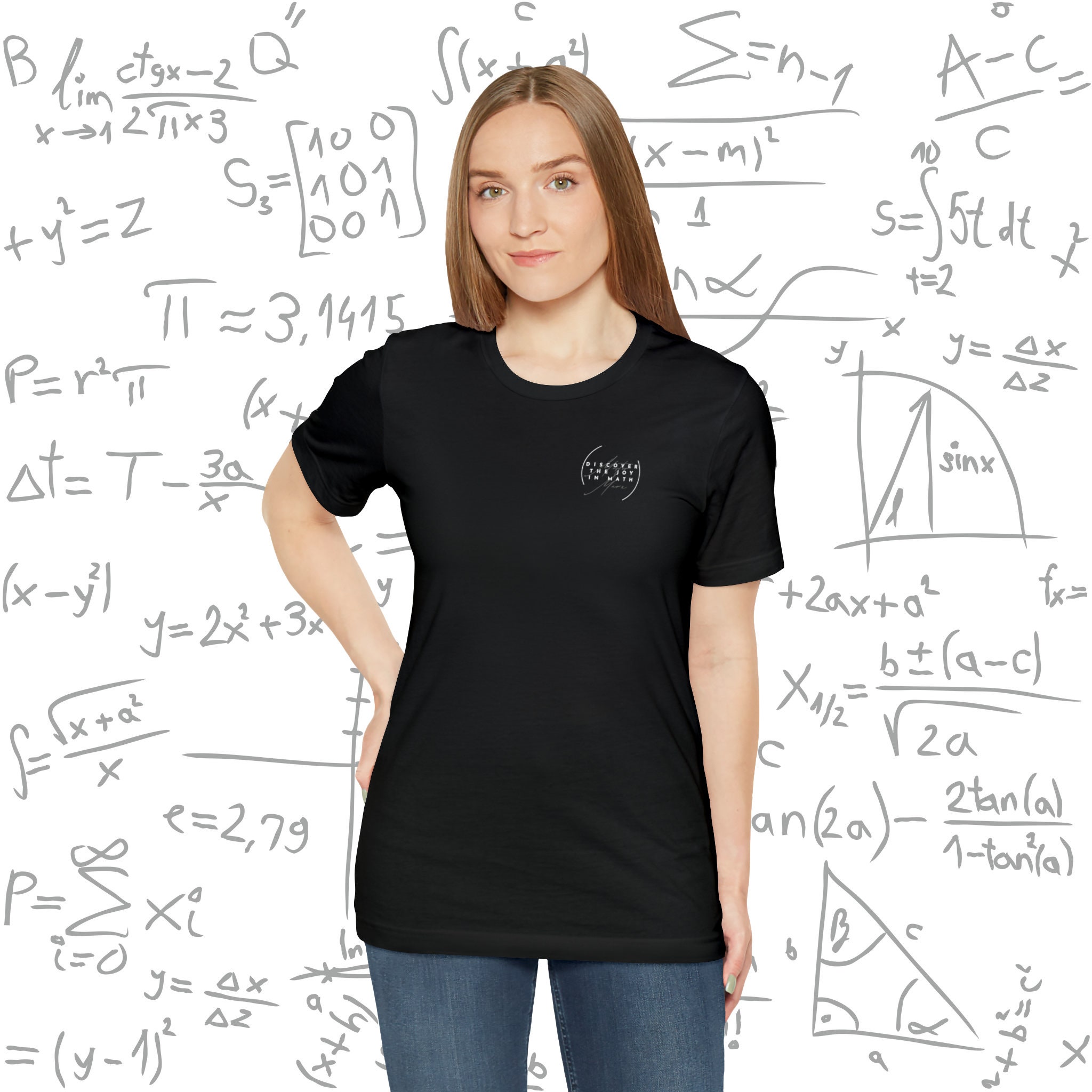 Fibonacci Spiral Unisex Jersey Short Sleeve Tee Back-print: Math Lover ...