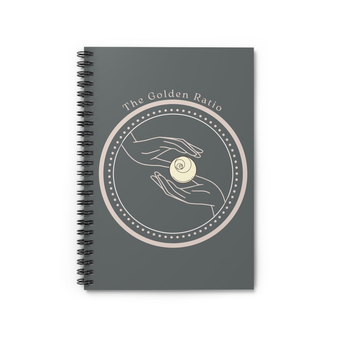 Golden Ratio & Fibonacci Spiral Notebook Math Lovers Essential: Math ...
