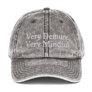 Very Demure, Very Mindful - Vintage Hat - Unisex - Etsy