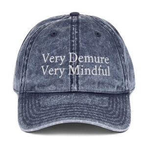 Very Demure, Very Mindful - Vintage Hat - Unisex - Etsy