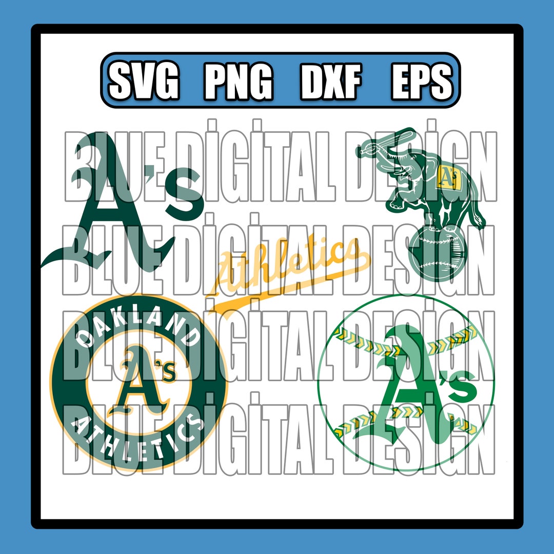 Oakland Athleticss SVG PNG, Svg Sports Files, Svg for Cricut, Clipart, Baseball Cut File ...