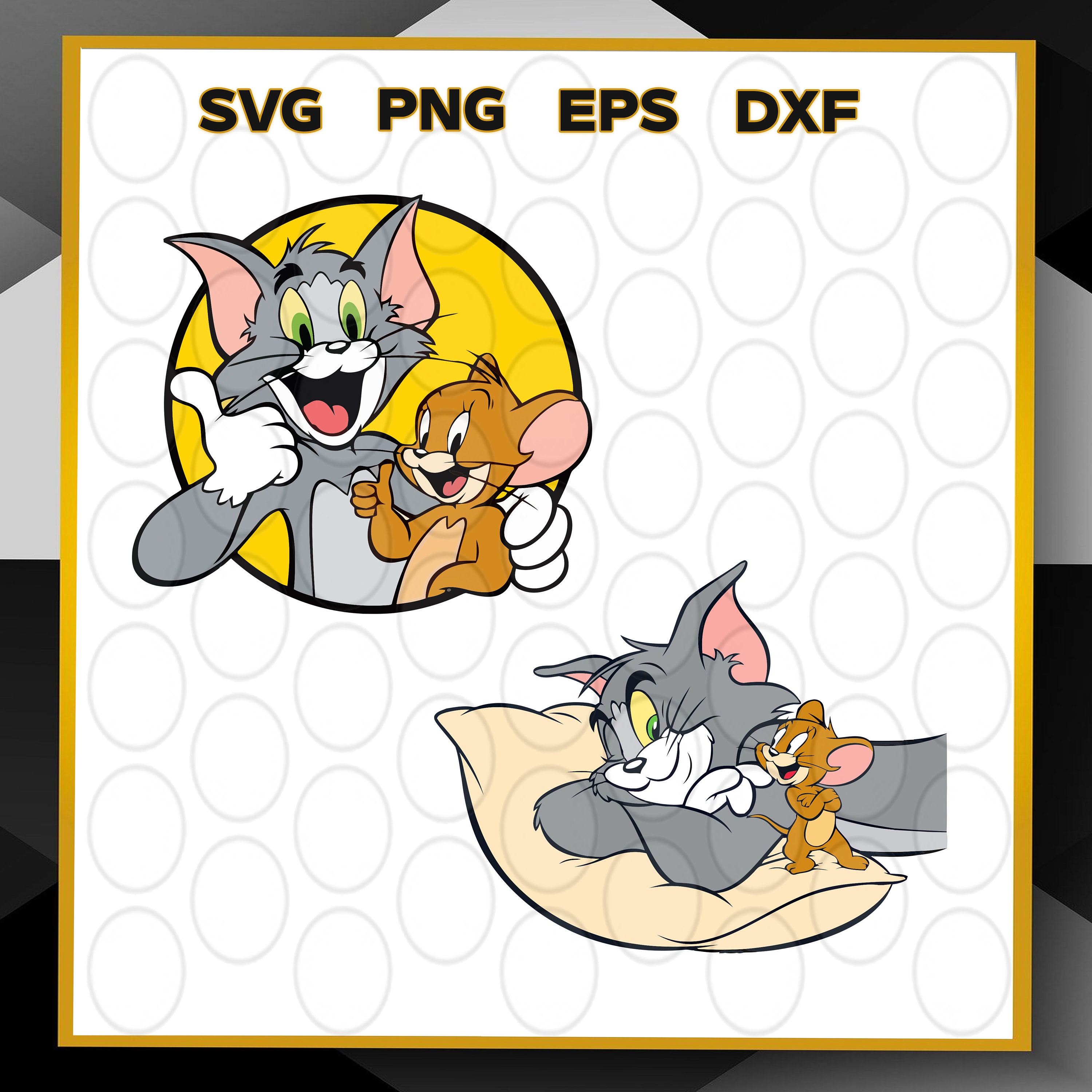 Tom and Jerry PNG Bundle PNG Pack Tom and Jerry Sticker Instant ...