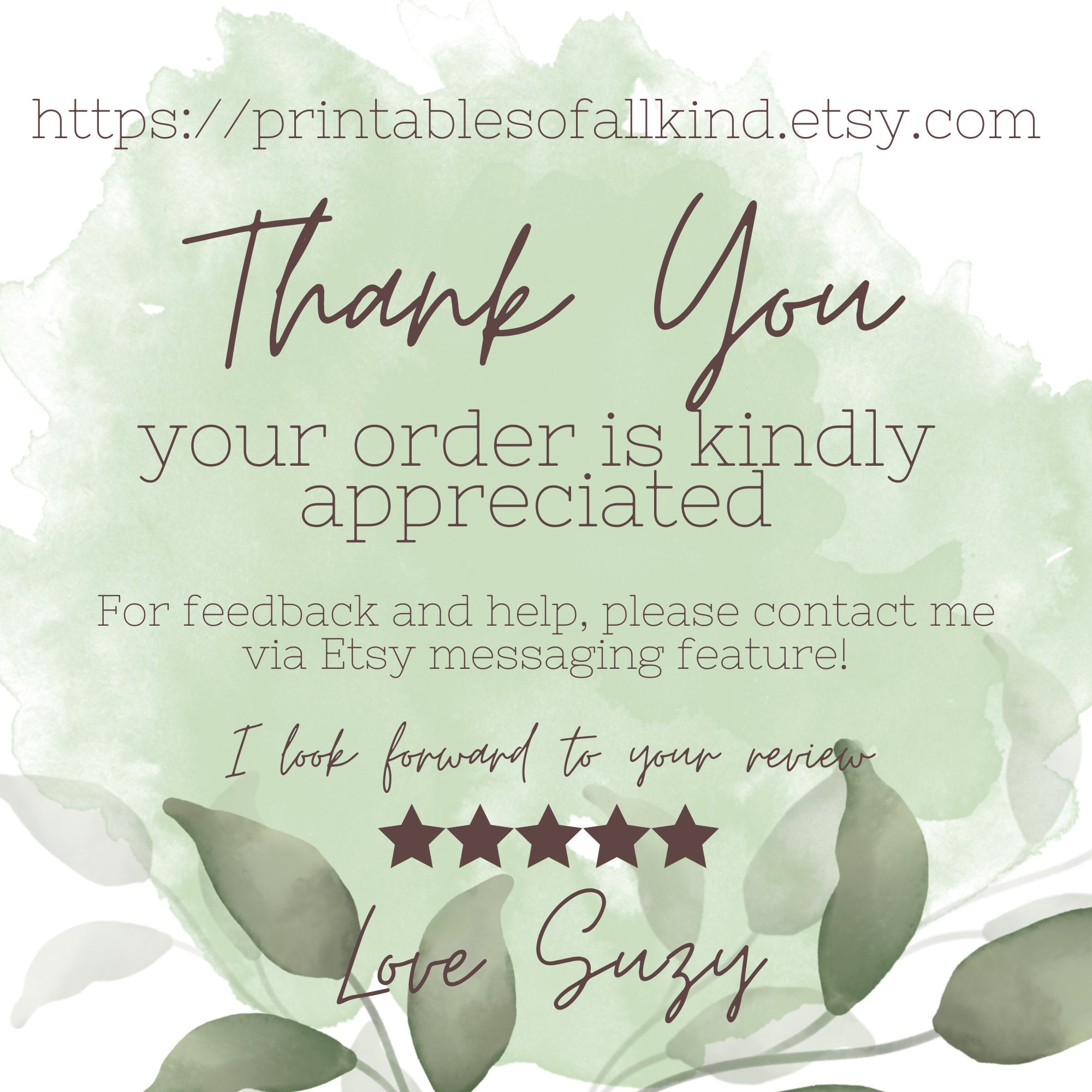 Teacher Appreciation Printable Thank You Card Printable Fill in Teacher ...