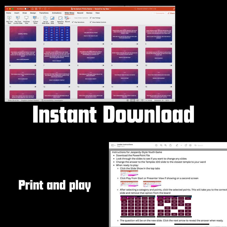 Faith-based Jeopardy-style Powerpoint Game - Etsy