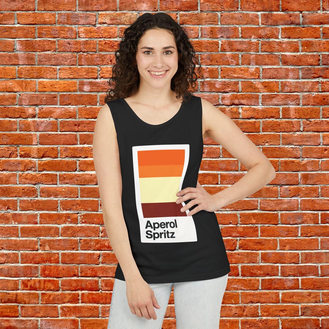 Aperol Spritz Color Swatch Tank Top | Summer Vibes, Relaxation ...