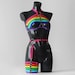 Rainbow Harness Set, Festival Harness, Pride Outfit, Rainbow Lingerie ...