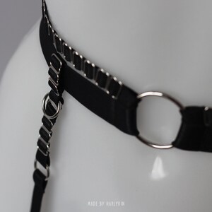 Black Harness Set 3 Pieces, Harness Belt, Goth Outfit, Harness Garter ...