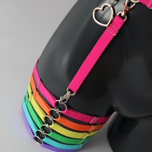 Rainbow Harness Belt, Rainbow Accessories, Rainbow Clothing, Festival ...