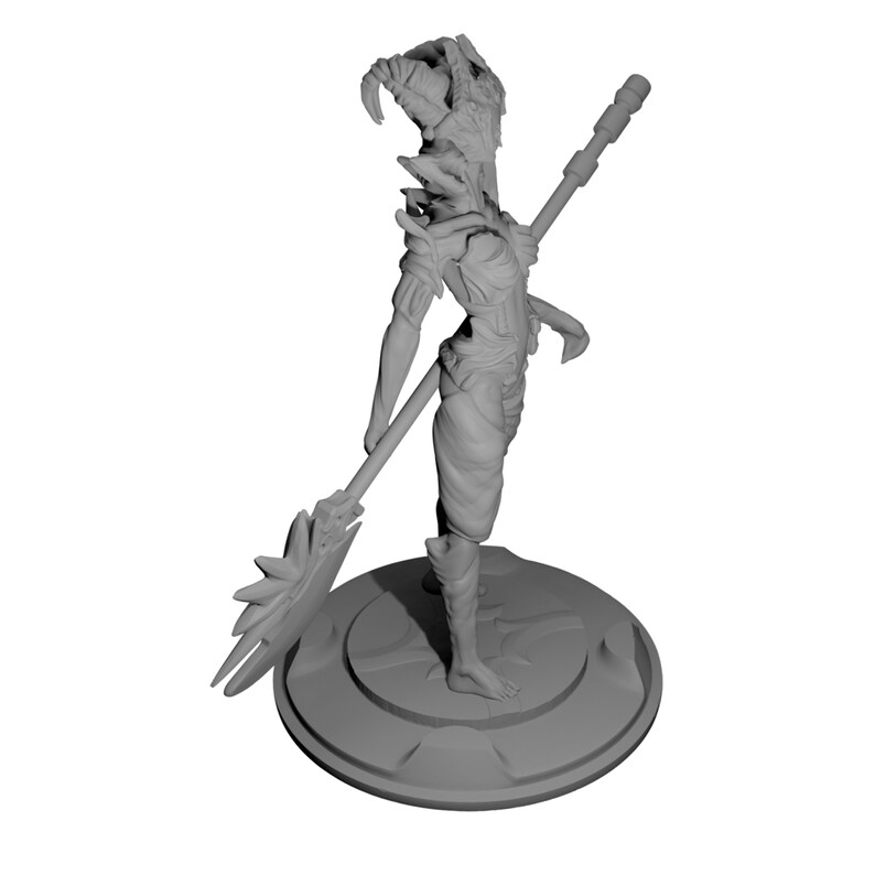 Sexy Demon Girl Stl, Sexy Devil Stl, NSFW Miniature STL, Demon Pinup ...
