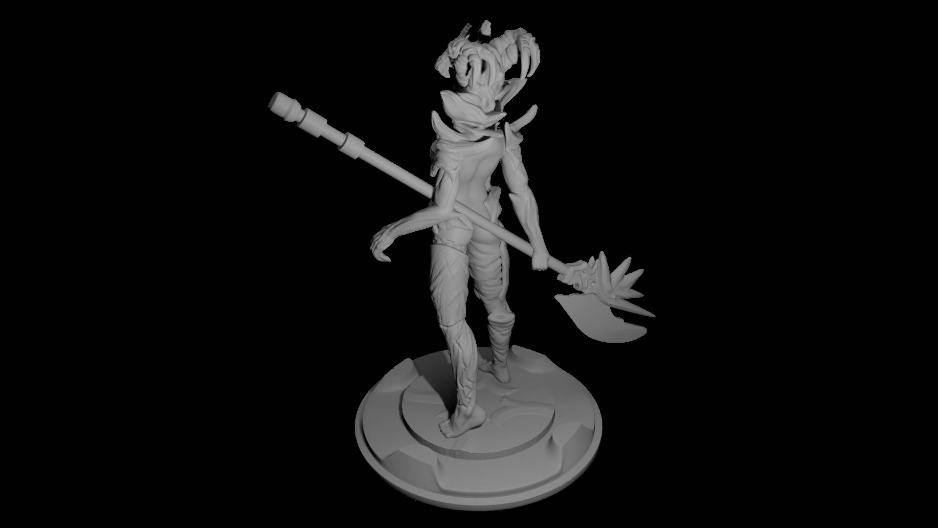 Sexy Demon Girl Stl, Sexy Devil Stl, NSFW Miniature STL, Demon Pinup ...