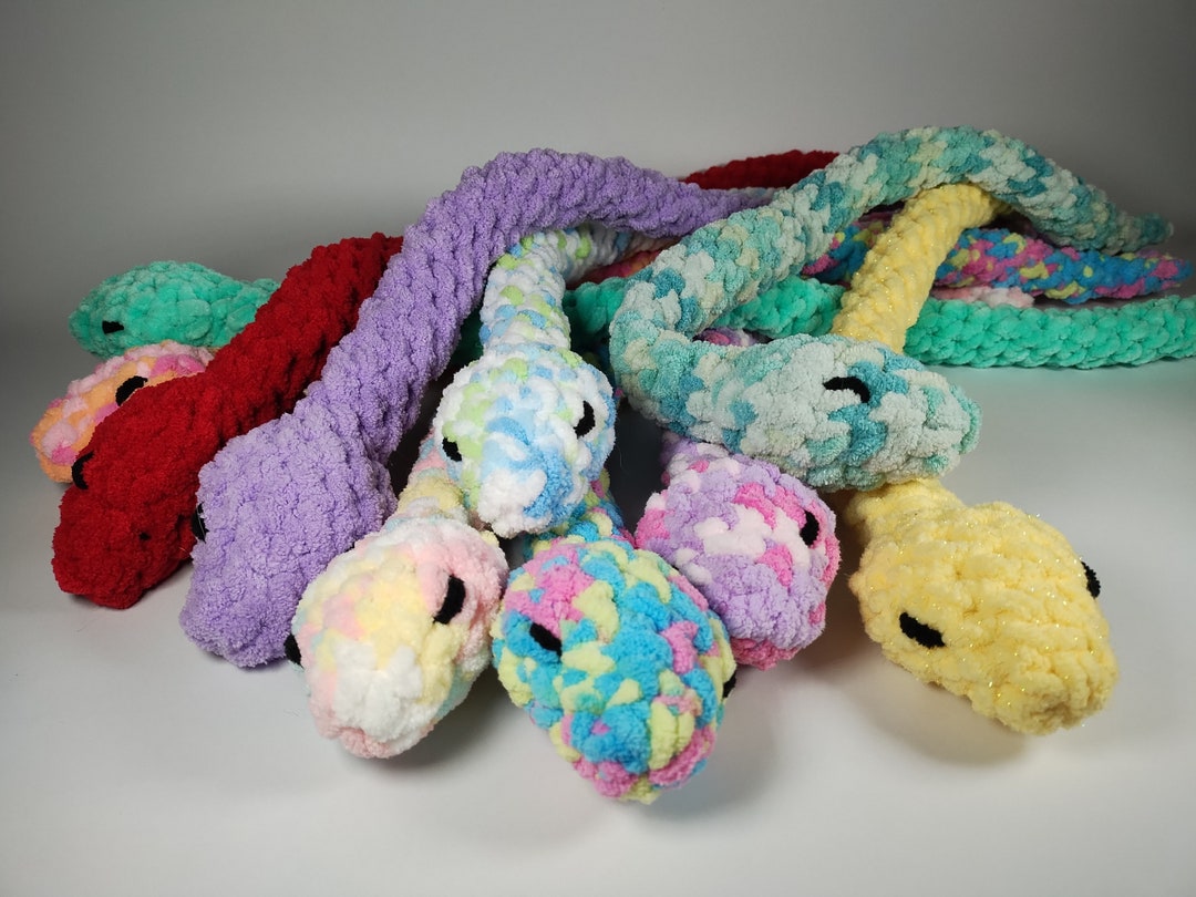 Snake Handmade Crochet Plushie • Cute Kawaii Cozy Baby Shower Gift ...