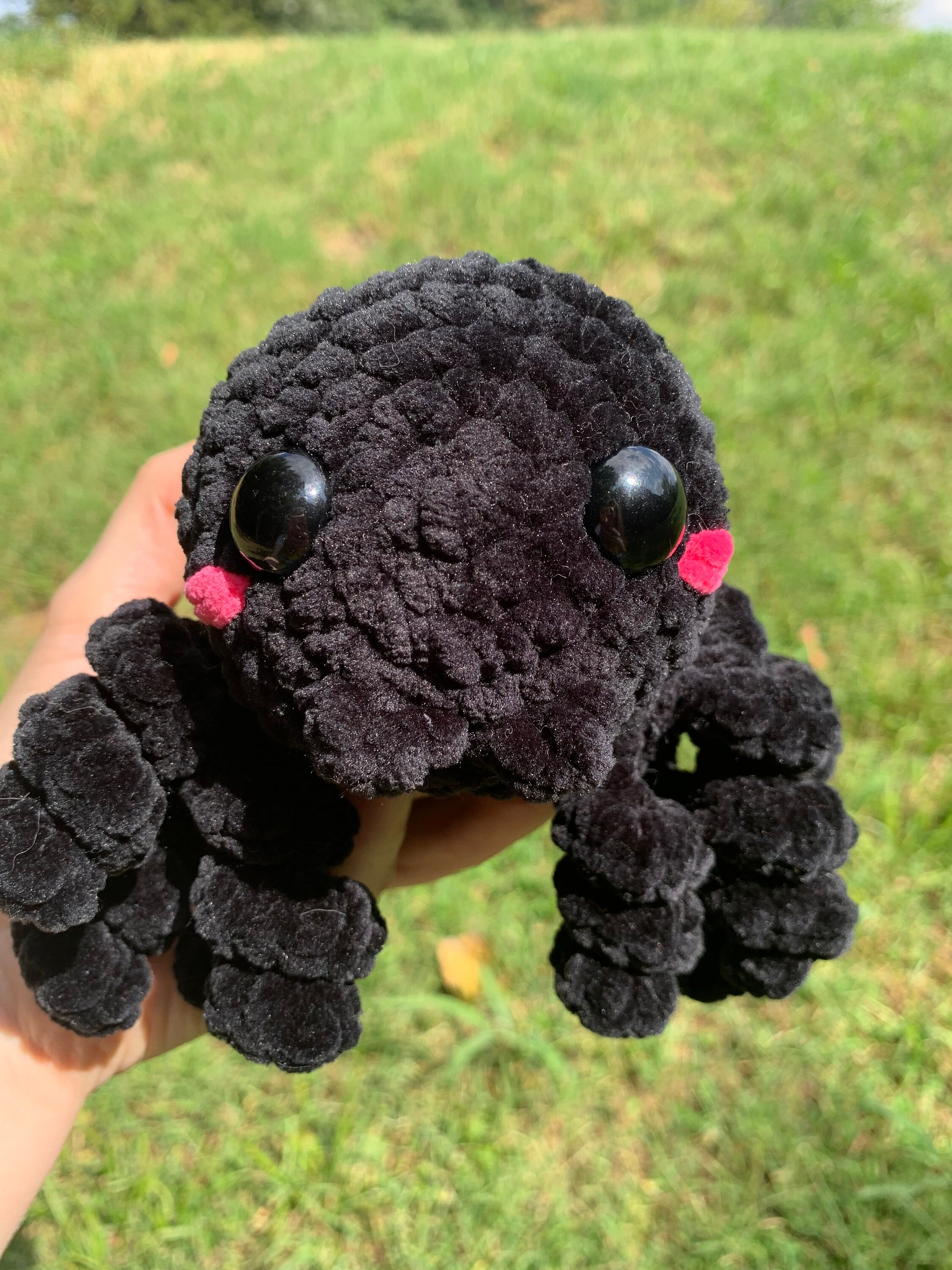 Sweet Spider Crochet Plushie Stuffed Animal Available in 4 Colors Ready ...