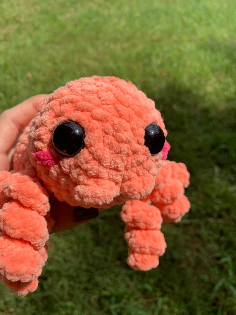 Sweet Spider Crochet Plushie Stuffed Animal Available in 4 Colors Ready ...