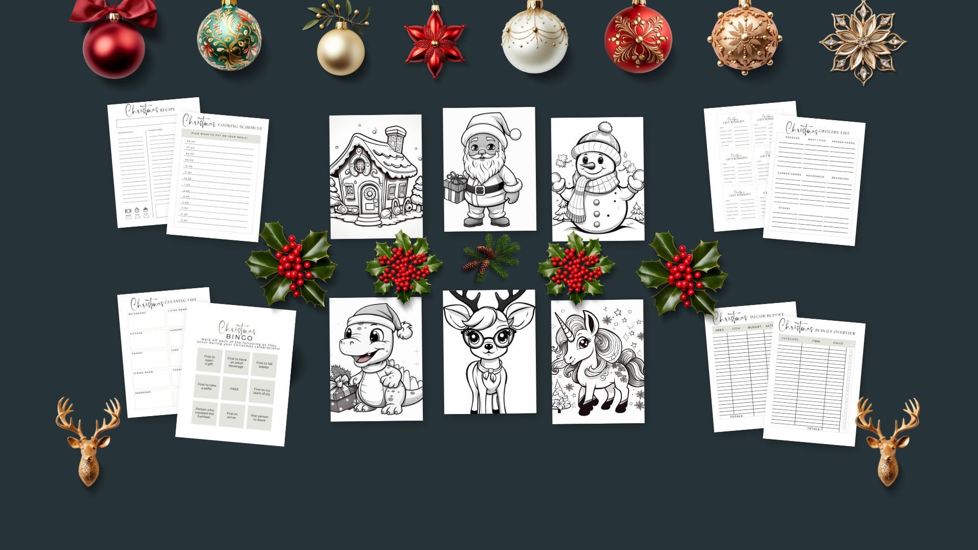 The Ultimate Christmas Planner, Holiday Organizer, Christmas Budget ...