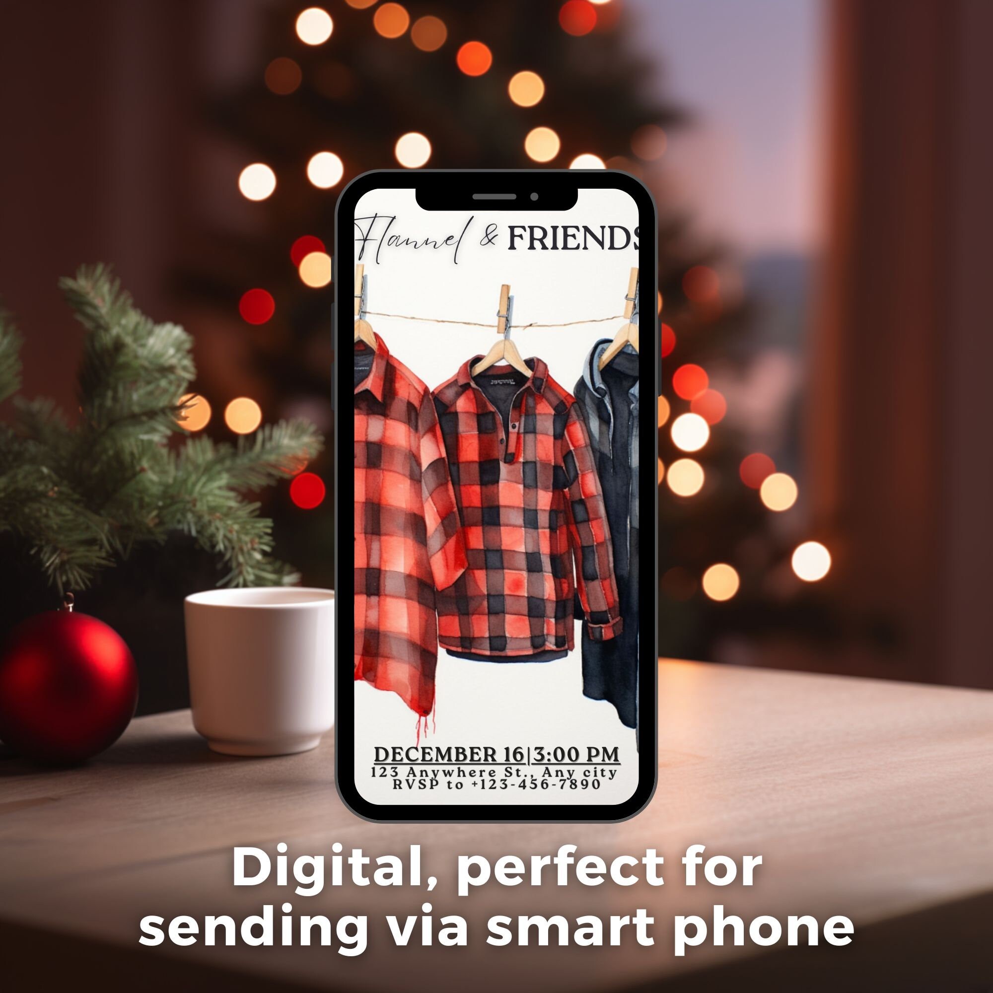 Flannel & Friends Christmas Party, Holiday Gathering, Friends and ...