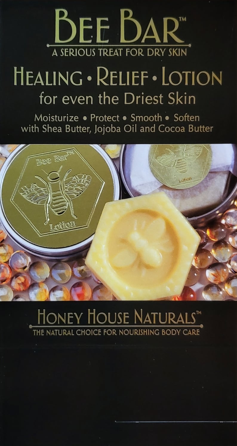 Honey House Naturals 2 Piece Gift Set- Bee Bar Lotion and Lip Butter - Etsy