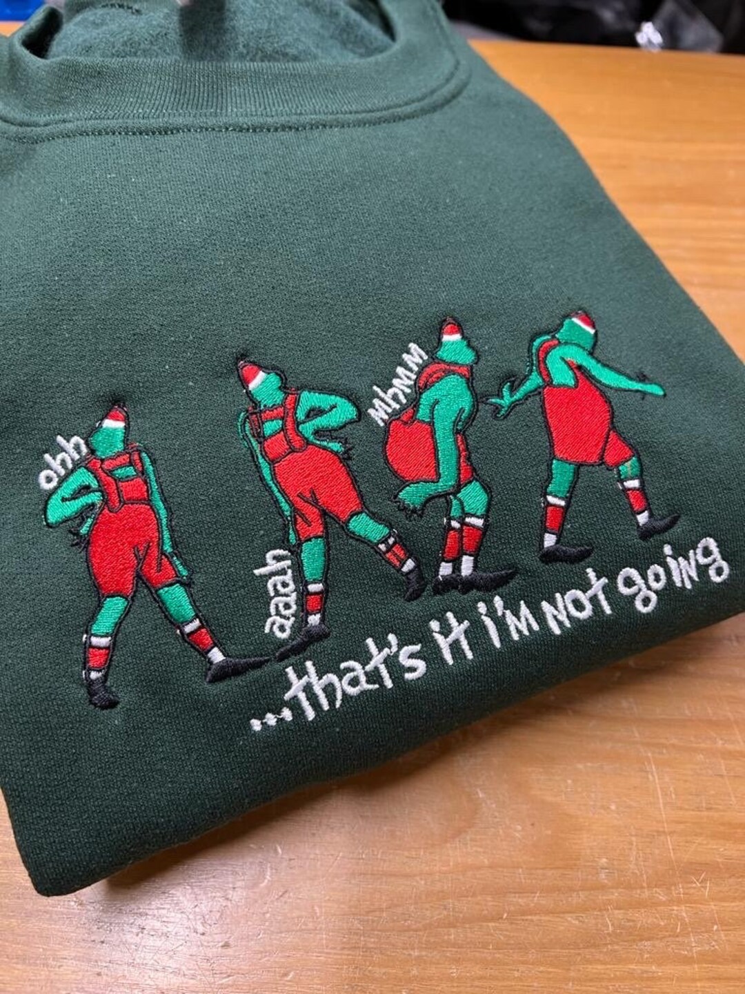 Funny Grinch Christmas Jumper Xmas Gift Idea - Etsy UK