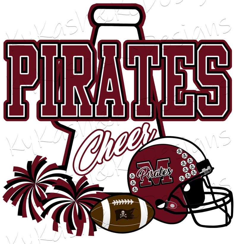 Pirates CHEER PNG - Etsy