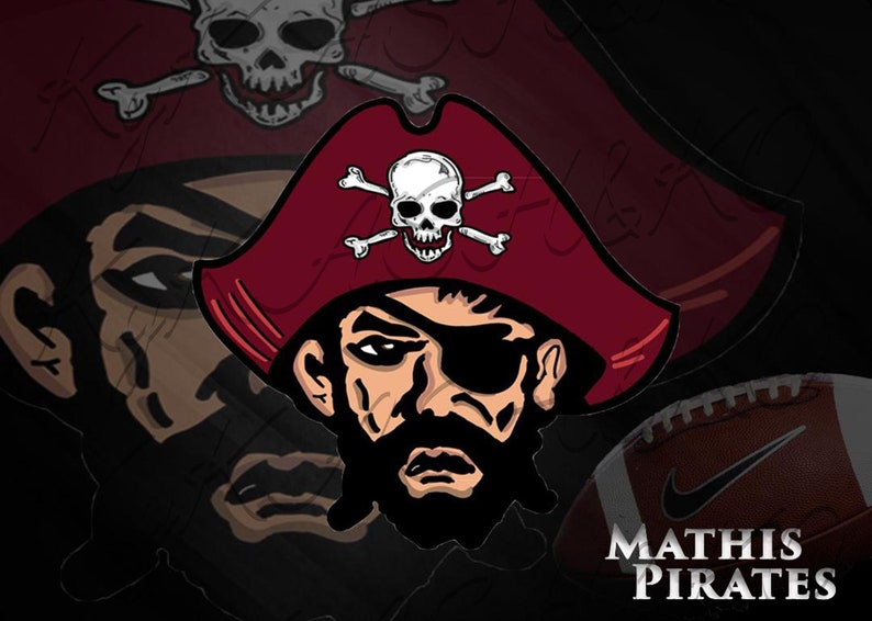 Mathis Pirates Background Template - Etsy