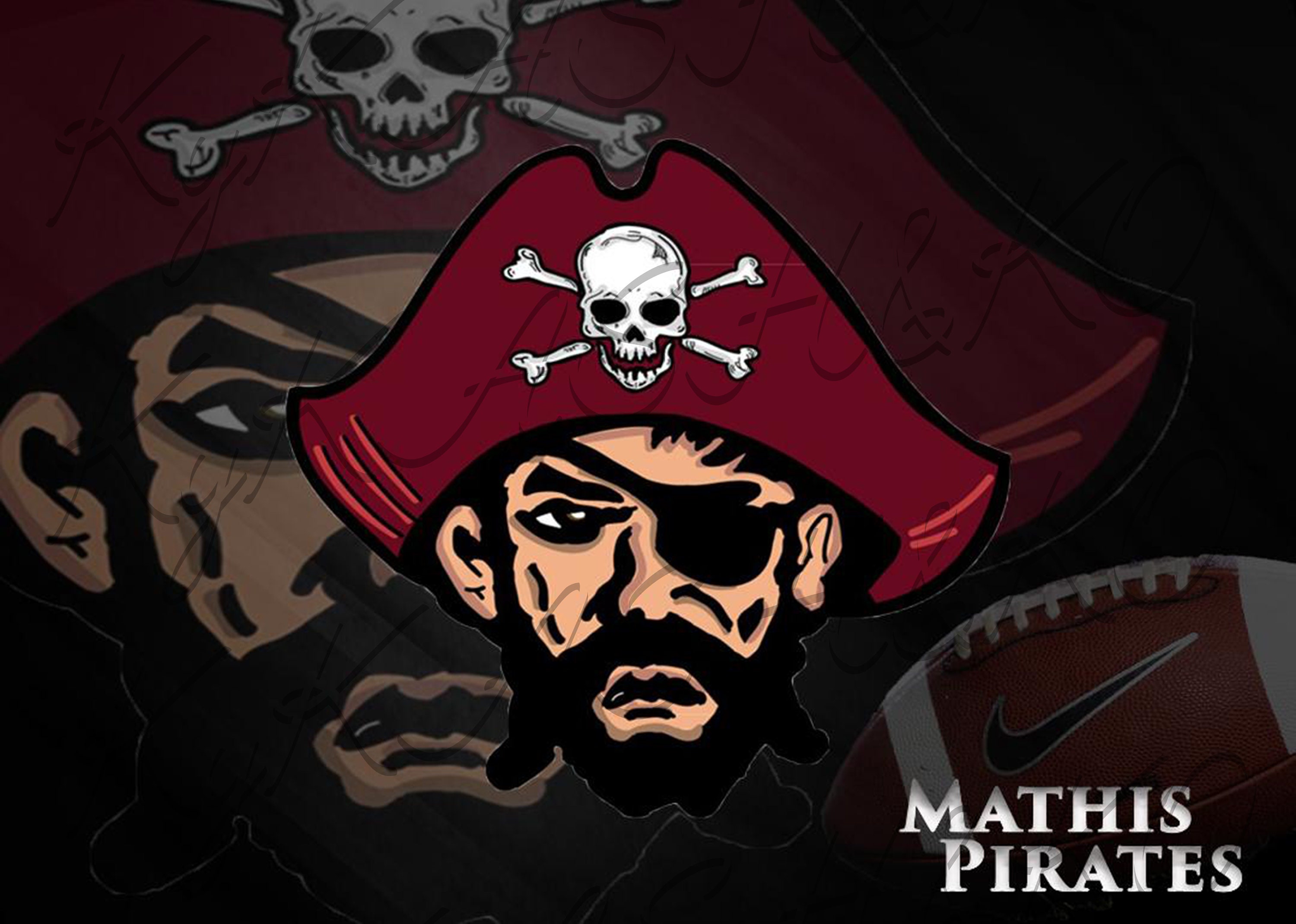 Mathis Pirates Background Template - Etsy
