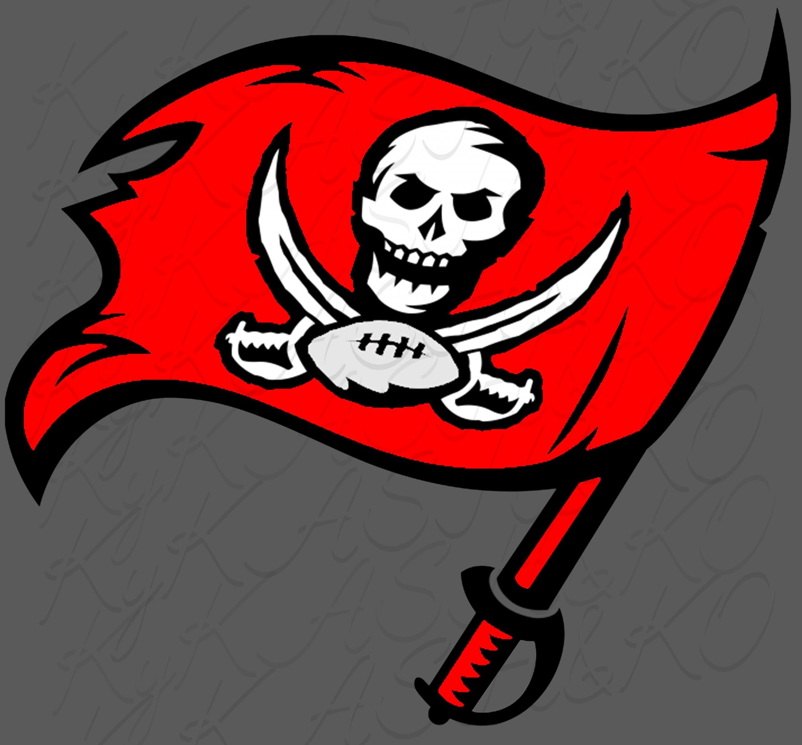 Pirate Flag Red PNG - Etsy