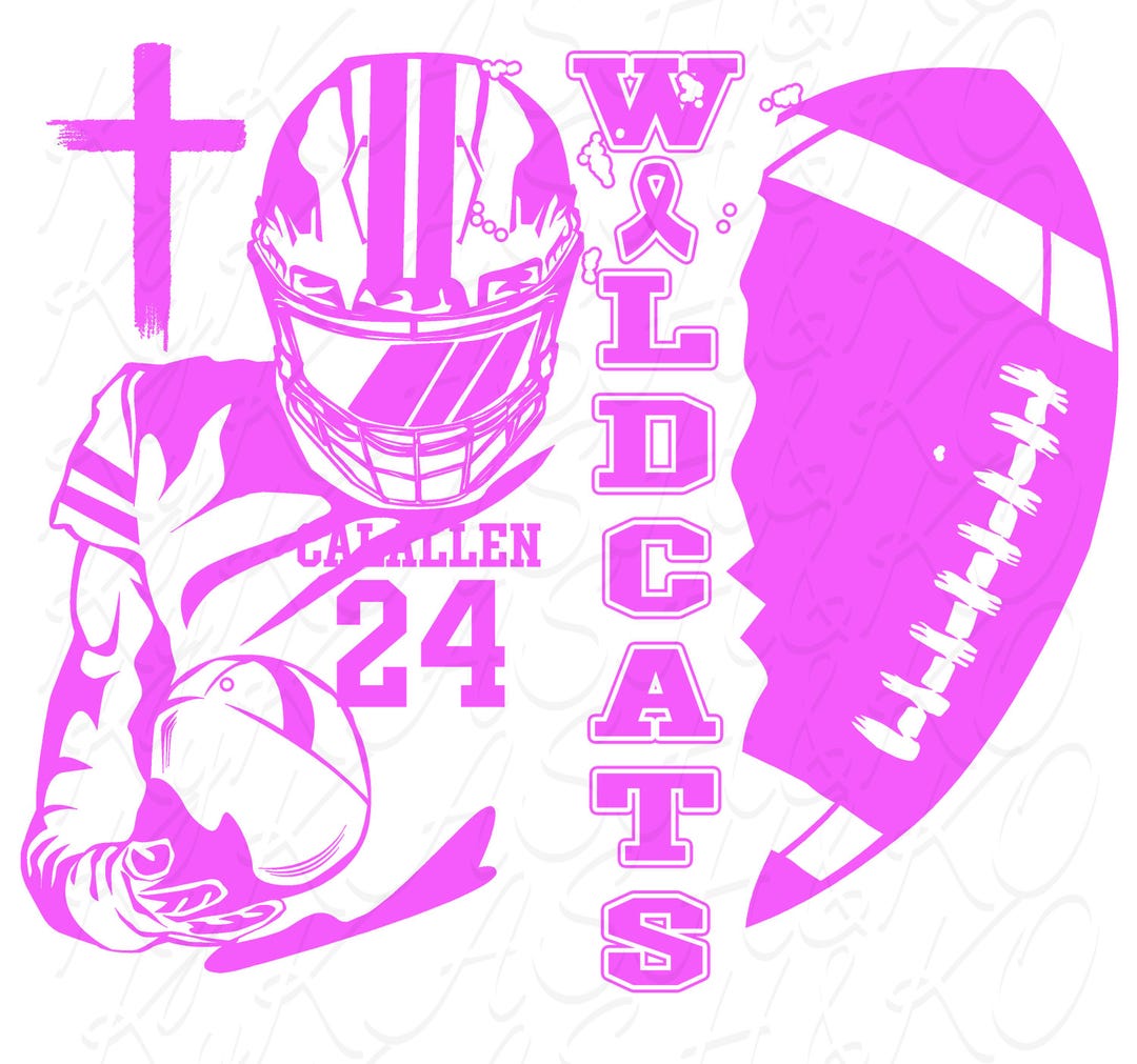 Pink Out Wildcats PNG - Etsy