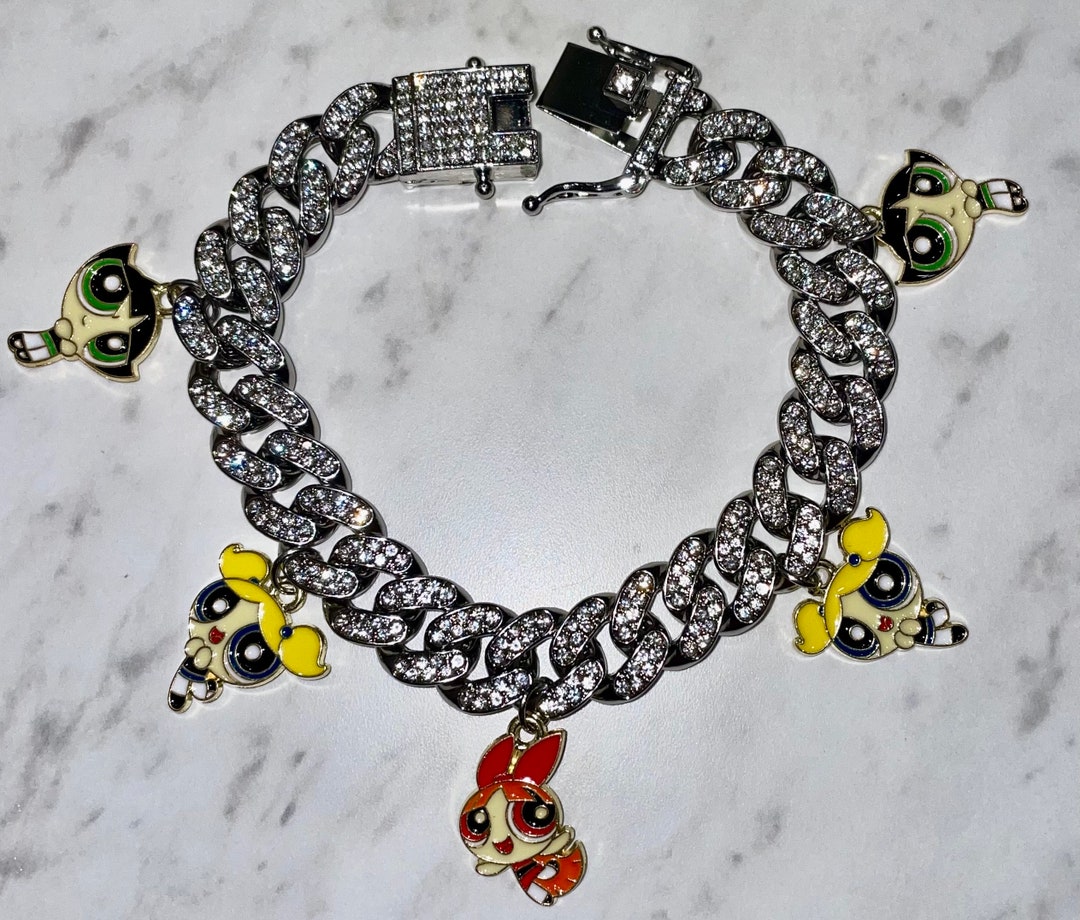 Powerpuff Girls Charm Bracelet - Etsy