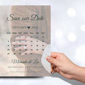 Custom 2024 Save the Date Template. 2025 Link in Description - Etsy