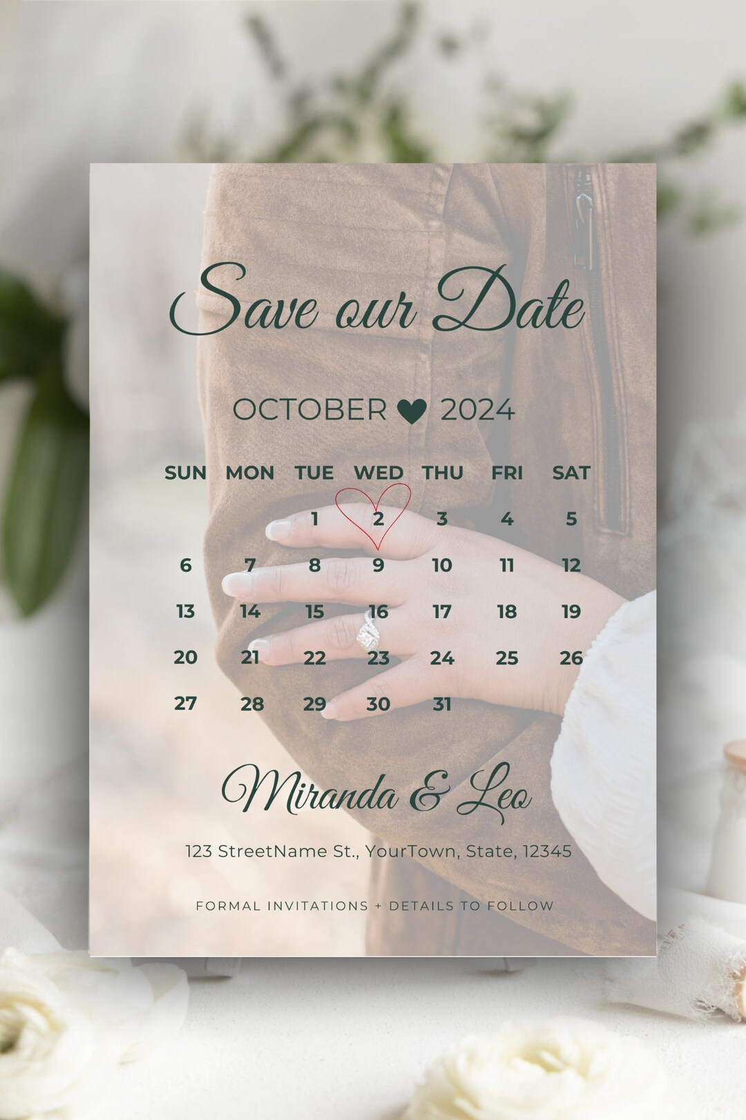 Custom 2024 Save the Date Template. 2025 Link in Description - Etsy