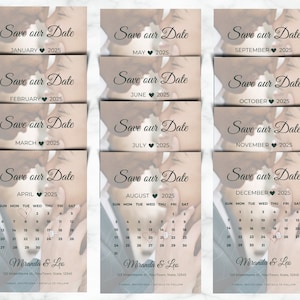 Custom 2025 Save the Date, 2024 Link in Description - Etsy