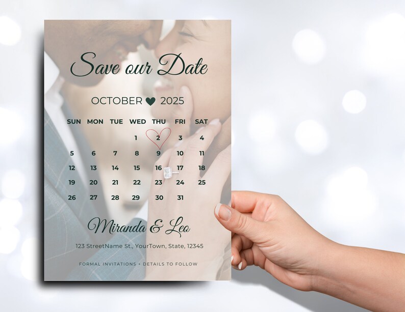 Custom 2025 Save the Date, 2024 Link in Description - Etsy