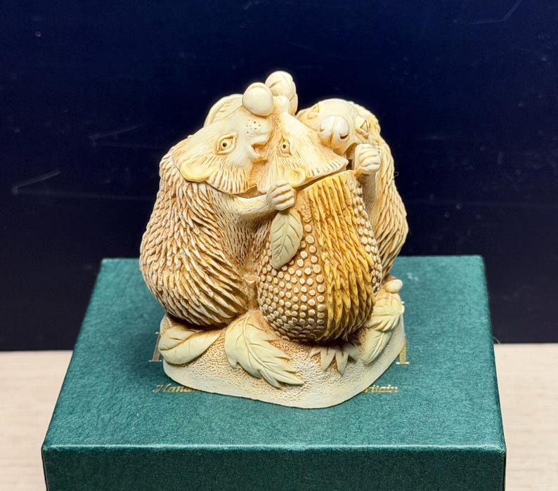 Harmony Kingdom Hedgehog Box | Vintage Treasure Jest Figurine, Peter ...