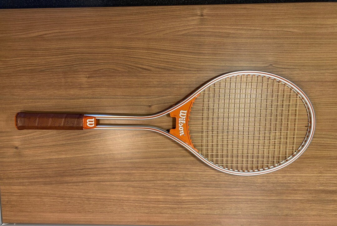 Vintage Wilson Aluminum Jimmy Connors RALLY Tennis Racquet With Cover ...